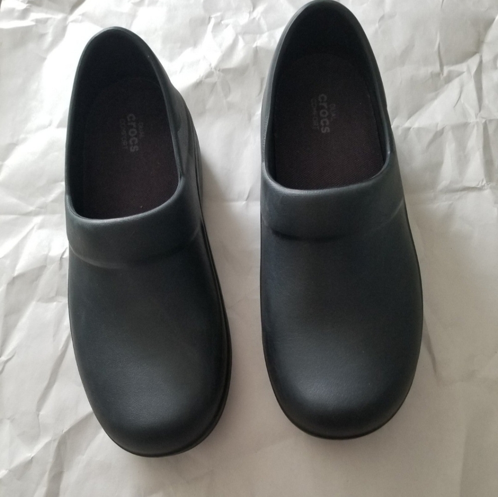 Crocs Black Dual Comfort Neria Pro Clogs Womens Size … - Gem